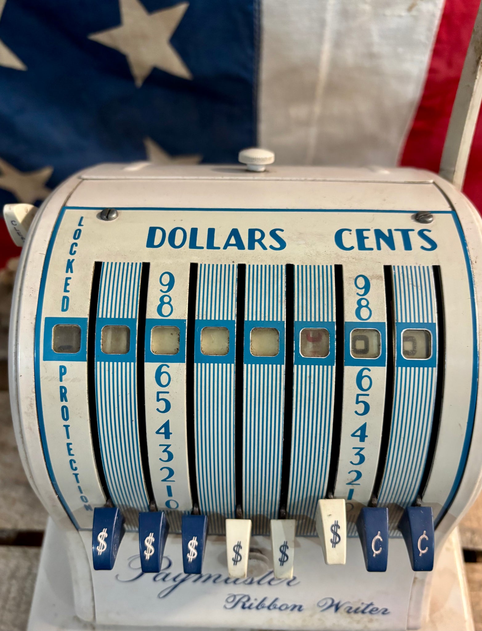 Véritable Machine à Chèques Américaine - MADE IN USA - Époque 1970’s ...