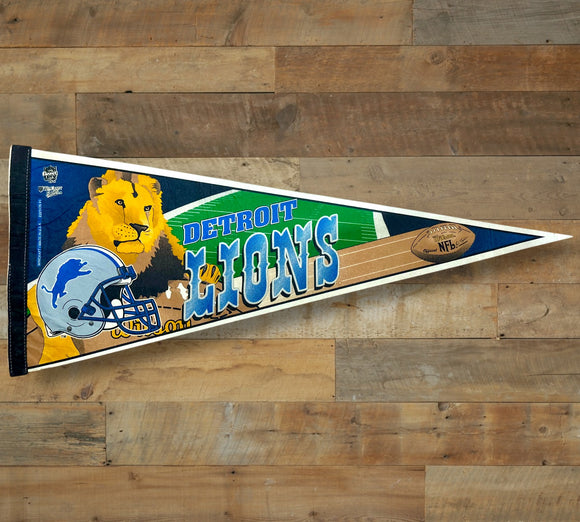 Véritable Fanion Football Américain - MADE IN USA - Detroit Lions - 76 ...